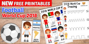 Football World Cup 2018 - NEW- Free Printables for kids | 123 Kids Fun Apps