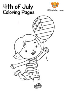 4th of july Coloring Pages for Kids | 123 Kids Fun Apps