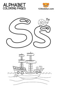 Free Printable Alphabet Coloring Pages for Kids | 123 Kids Fun Apps