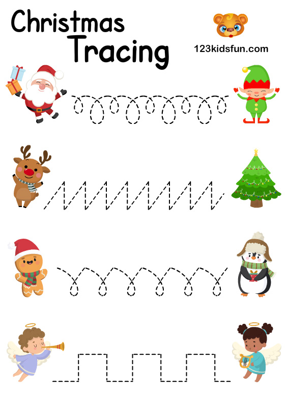 Free Christmas Printables For Kids 123 Kids Fun Apps