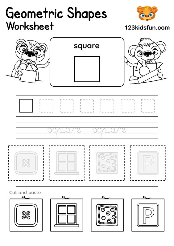 Free Printable Shapes Worksheets For Preschool Kindergarten Kids Free Printable Shapes Worksheets For Preschool Kindergarten Kids