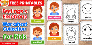 Free Feelings and Emotions Worksheets for Kids | SEL Activities